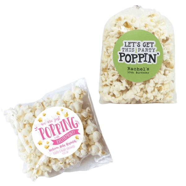 Custom Popcorn Labels & Stickers | Popcorn Packaging Labels